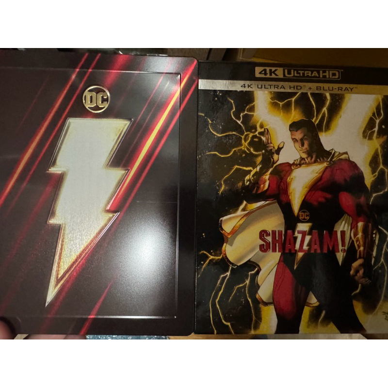 Shazam 4k bluray steelbook มีไทย มีสลิปสวม มือ2 + card character ...