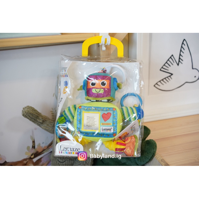 โมบาย Lamaze - Rusty the robot ของเล่นกิจกรรม หัดบิด กระจก ก๊อกแก๊บ ...