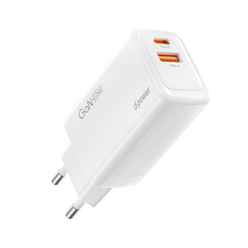 d-power Adapter GaN65W Super Fast Charger (สีขาว) รุ่น AG-66 หัวชาร์จ ...