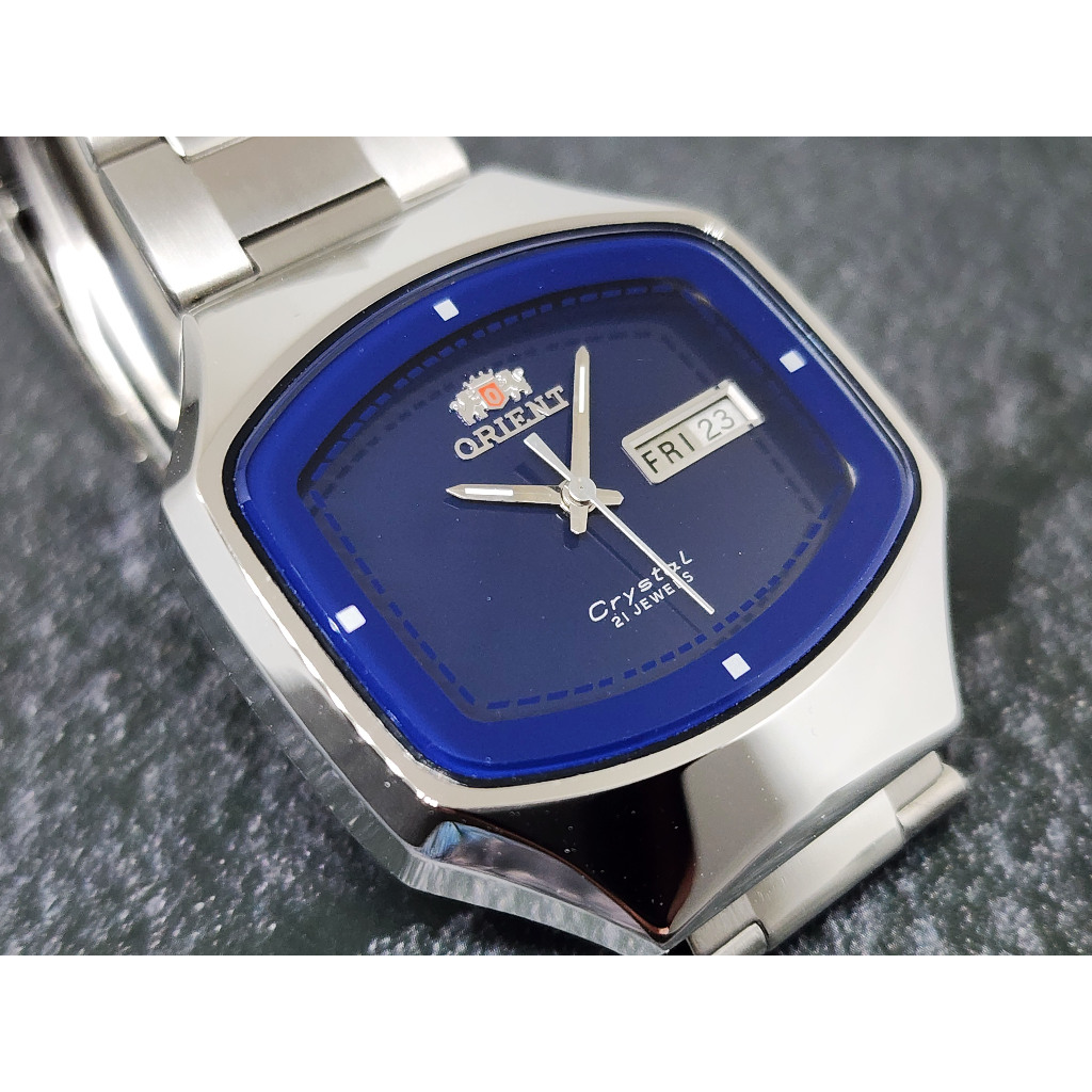 นาฬิกา Vintage Orient TV Dial จอทีวี Automatic Gents มือ 2 สภาพสวย ...