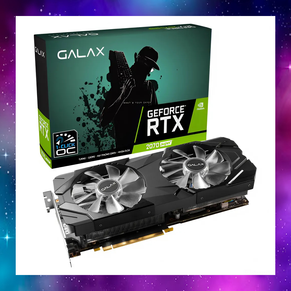 VGA (การ์ดแสดงผล) GALAX GEFORCE RTX 2070 SUPER 2070S EX [1-CLICK OC ...