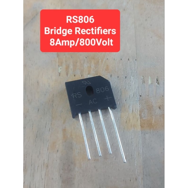 RS806 บริด Bridge Diode Rectifiers 8Amp/800Volt | Shopee Thailand