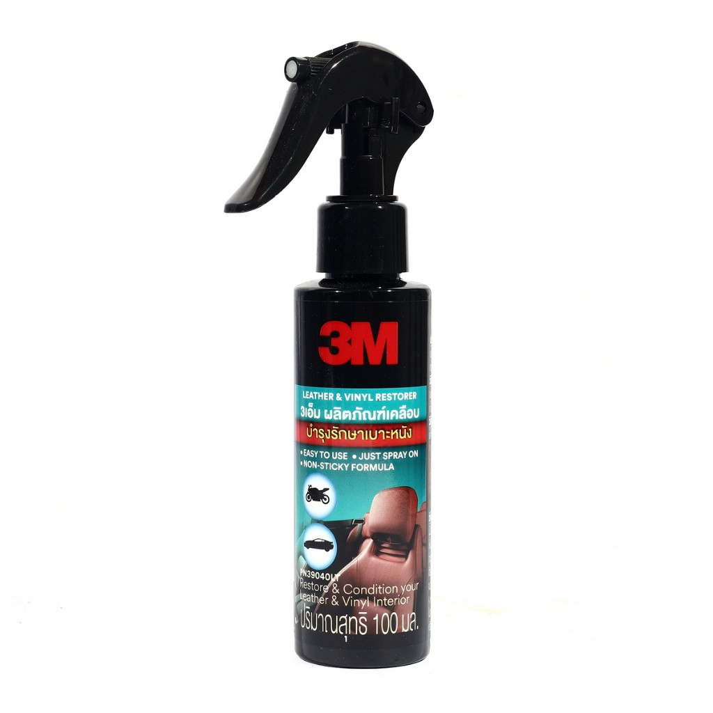 3M ผลิตภัณฑ์เคลือบบำรุงรักษาเบาะหนังและไวนิลรถยนต์ รุ่น PN39040LT ขนาด 100ML ใช้ฟื้นฟูบำรุงรักษา ...