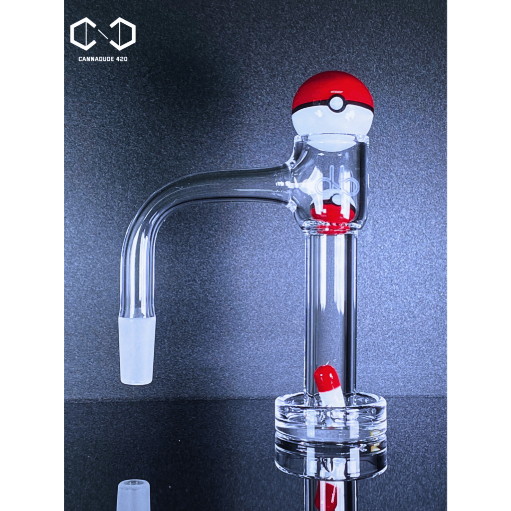 Pokemon Poke Ball Glass Terp Slupers Marble Set Carb Cap For Quartz ...