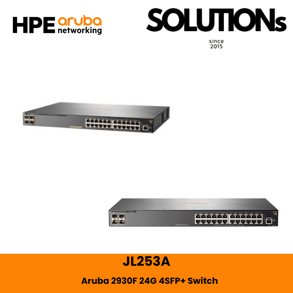 Aruba JL253A Aruba 2930F 24G 4SFP+ Switch | Shopee Thailand