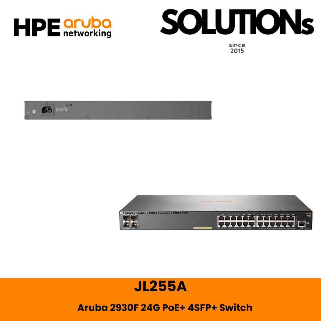 Aruba JL255A Aruba 2930F 24G PoE+ 4SFP+ Switch | Shopee Thailand