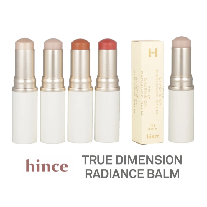 Hince True Dimension Radiance Balm 10g (Clear, Dawn Ray, Tender Room, Shelly Pink, Lil Mauve ...