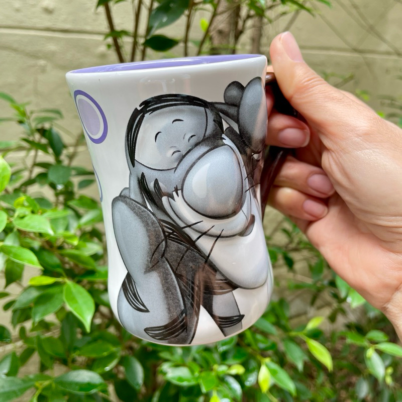 Pladao Collectible Tigger Black & White Bold Ceramic Mug แก้วกาแฟ มัค เซรามิค ทิกเกอร์ ม่วงลาย ...