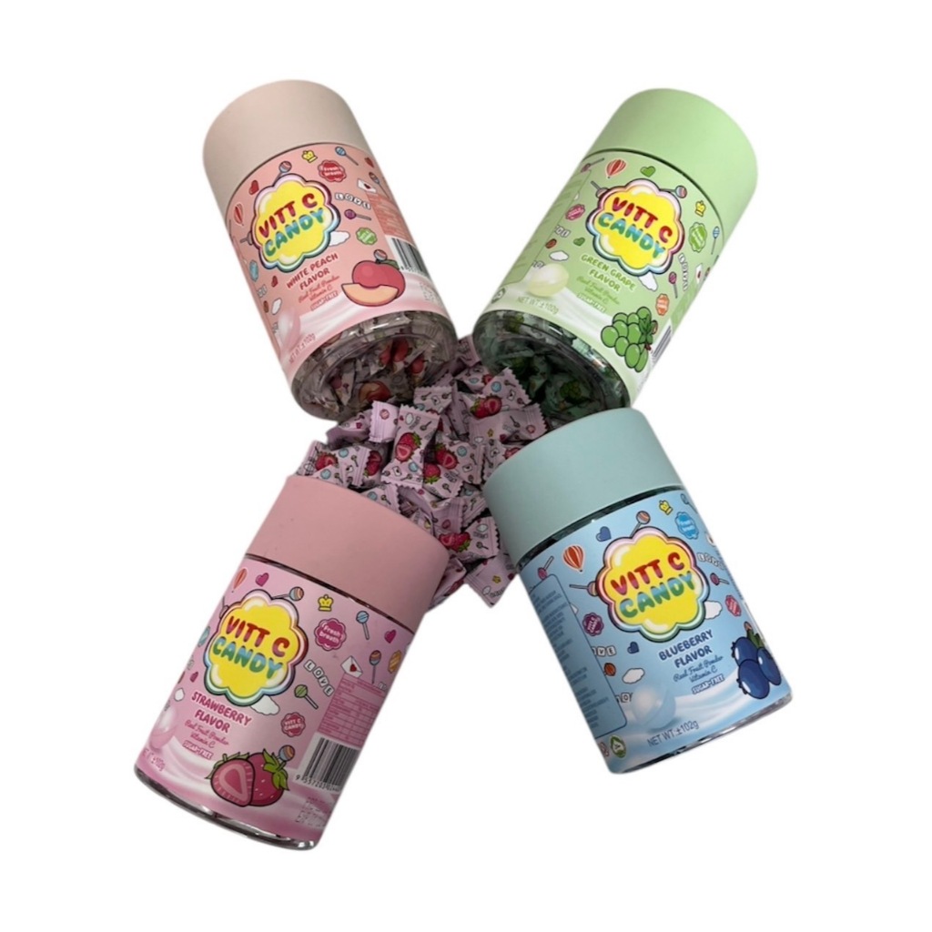 ลูกอม Vitt C candy sugar free 102 กรัม มีประมาณ 100 เม็ด | Shopee Thailand