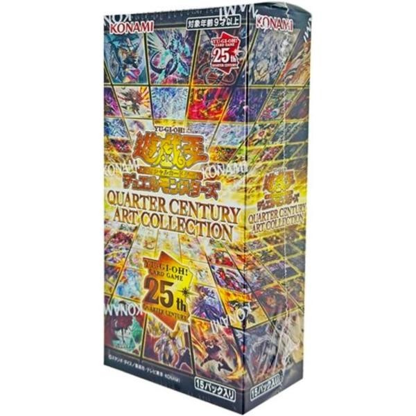 Konami Yu-Gi-Oh! Duel Monsters Quarter Century Art Collection (QCAC-JP) แบบกล่อง (15 ซอง ...