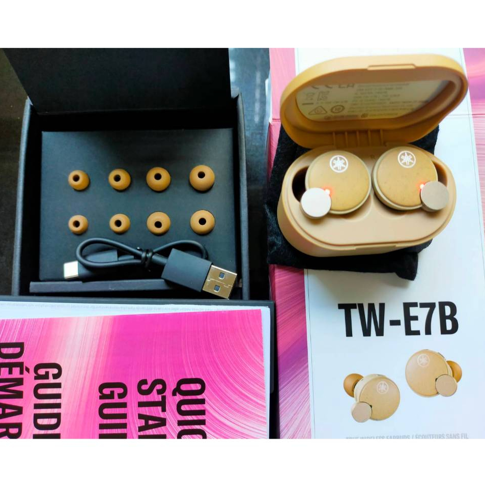 หูฟ้ง YAMAHA TW-5B, TW-7B, Tw-E5A, TW-E3B หูฟังไร้สาย แบบ Earbuds Blue ...