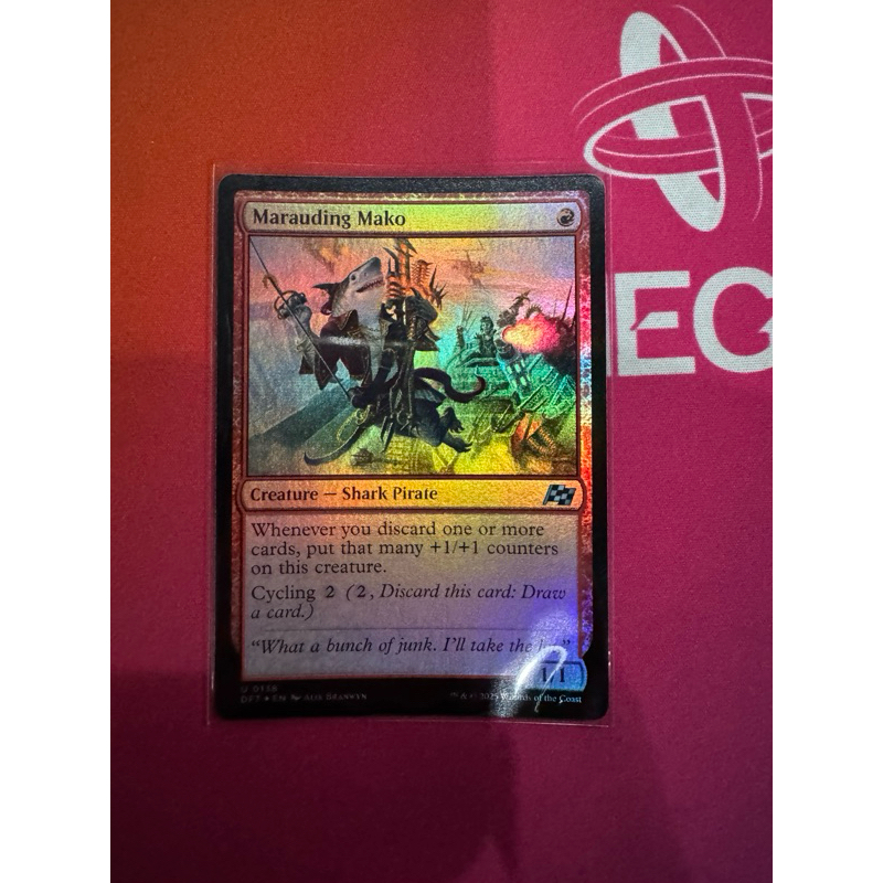 MTG Aetherdrift Foil: Marauding Mako | Shopee Thailand