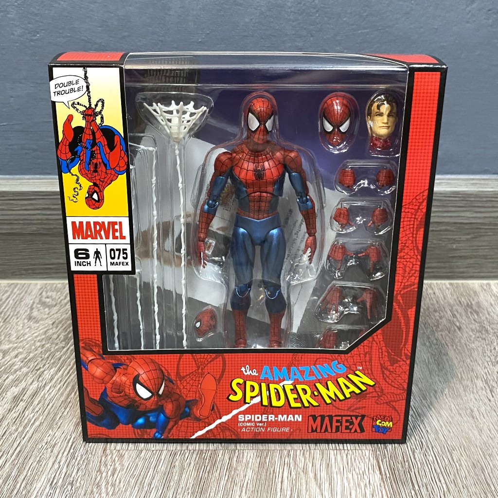 Mafex No. 075 - Spider-Man - Comic Ver. Reissue (สีรี) (มีสินค้าพร้อม ...