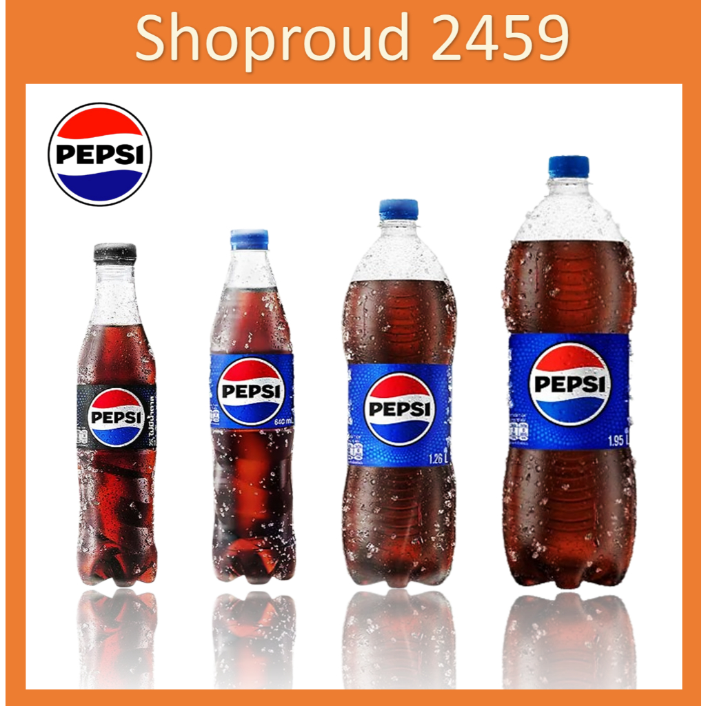 Pepsi น้ำอัดลมพร้อมดื่ม ตรา Pepsi Brand (แป๊ปซี่-โคล่า) ขนาด 300, 345 ...