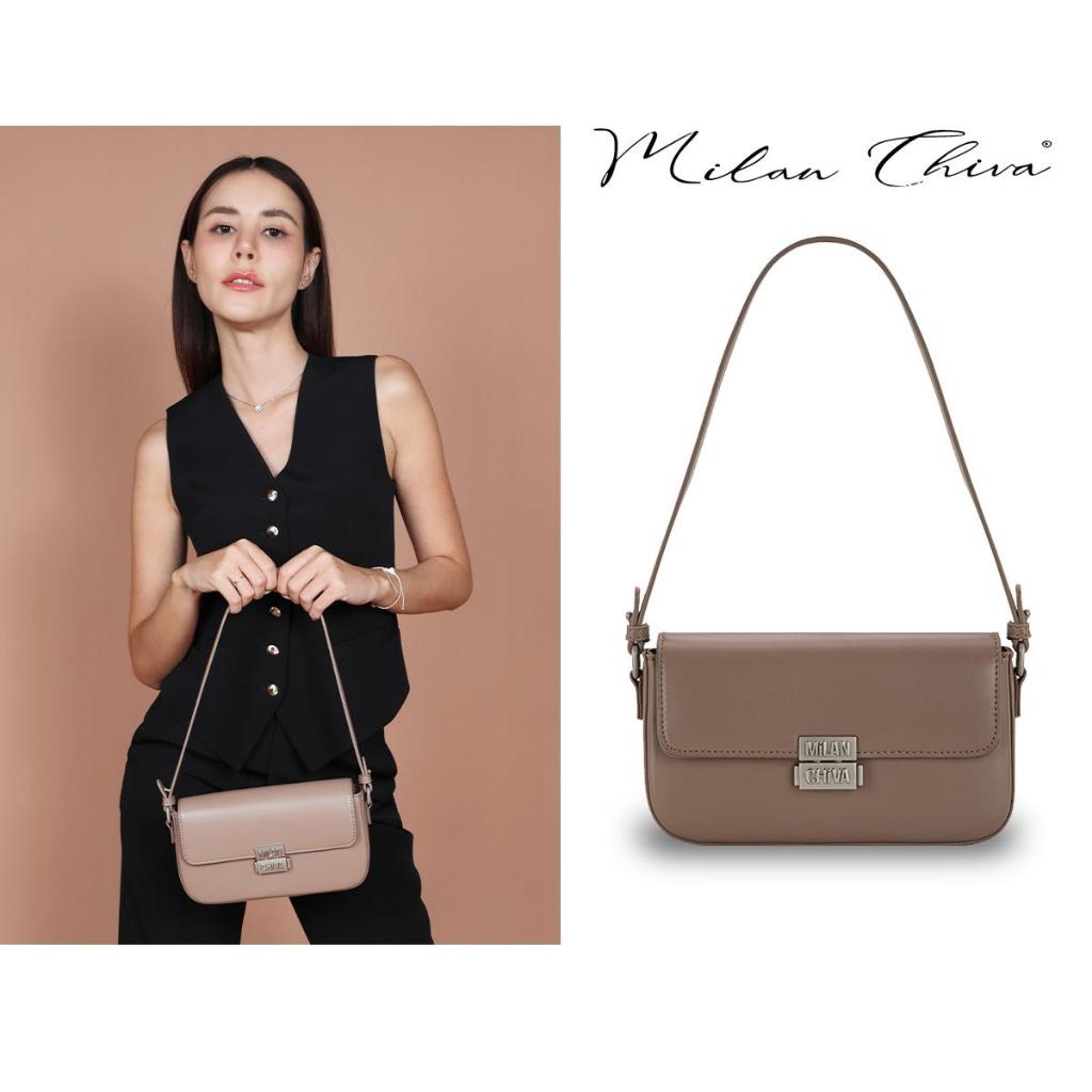 Milan Chiva รุ่น Crossbody Bag กระเป๋าสะพายข้างสำหรับผู้หญิง กระเป๋าสะพายไหล่ หนัง PU (MC-433 ...