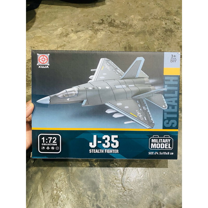 โมเดลเครื่องบิน LEGO เครื่องบิน J-35 STEALTH FIGHTER 1:72 | Shopee Thailand