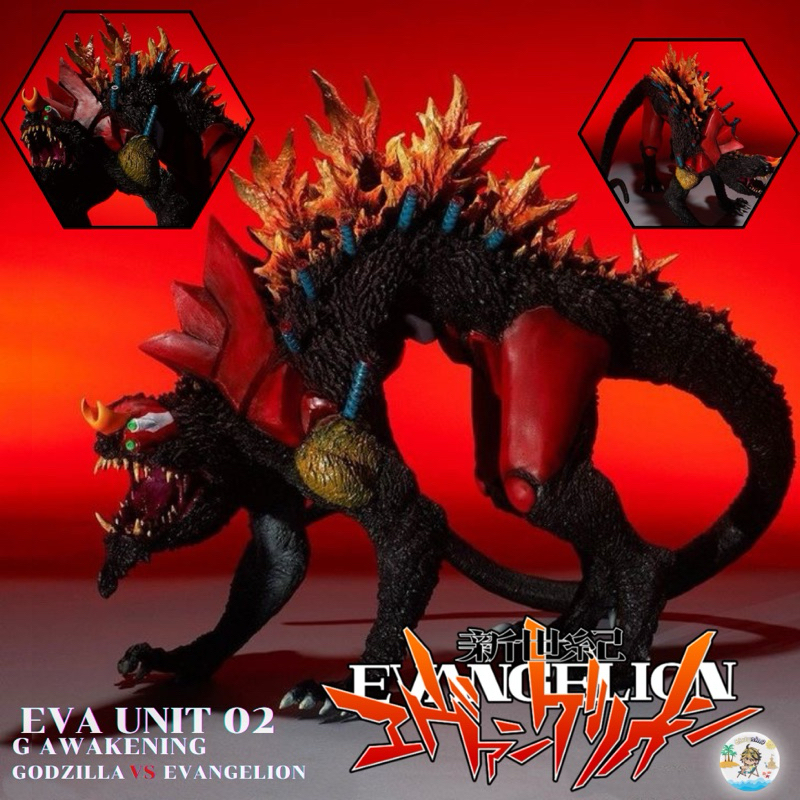 💥PRE-ORDER💥Godzilla vs. Evangelion Toho 30cm Eva Unit 02 (Beast "G" Mode Renewal Ver.)(PLEX)X ...