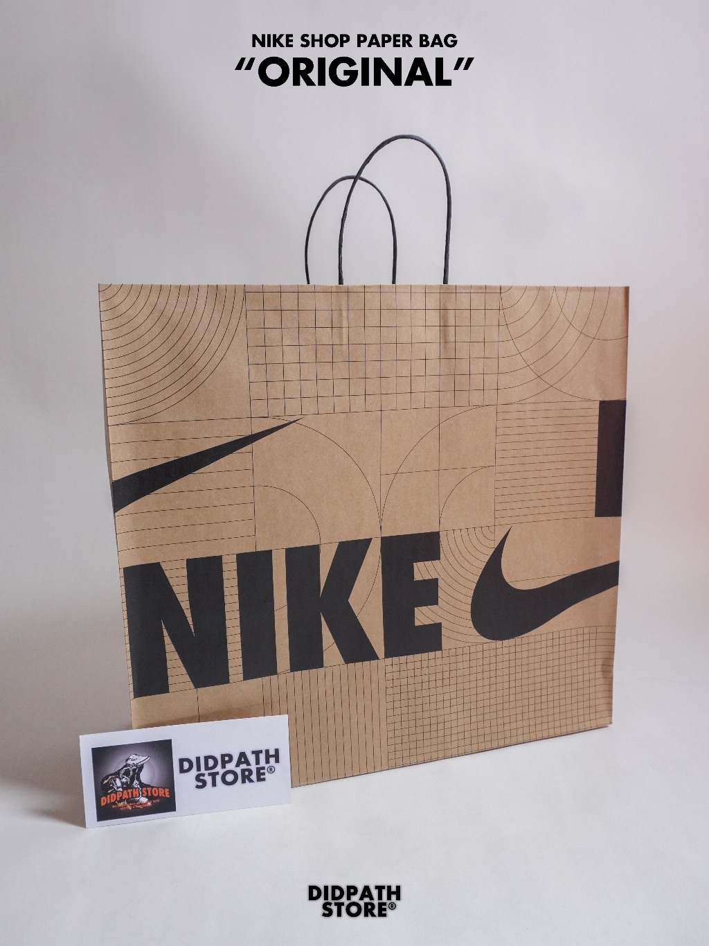 ถุงกระดาษช็อป NIKE ของแท้ NIKE PAPER BAG MOVE TO ZERO | Shopee Thailand