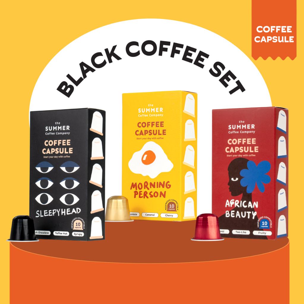 Capsule Black Coffee Set เซตกาแฟแคปซูล ระบบ Nespresso I The Summer ...