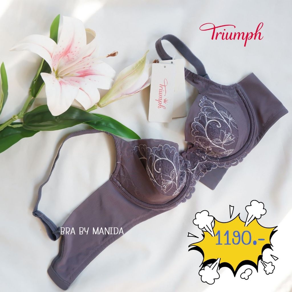 Triumph - 10200118 มีโครง ฟองน้ำบาง แถบข้างลำตัวสูงช่วยเก็บเนื้อได้ดี ...