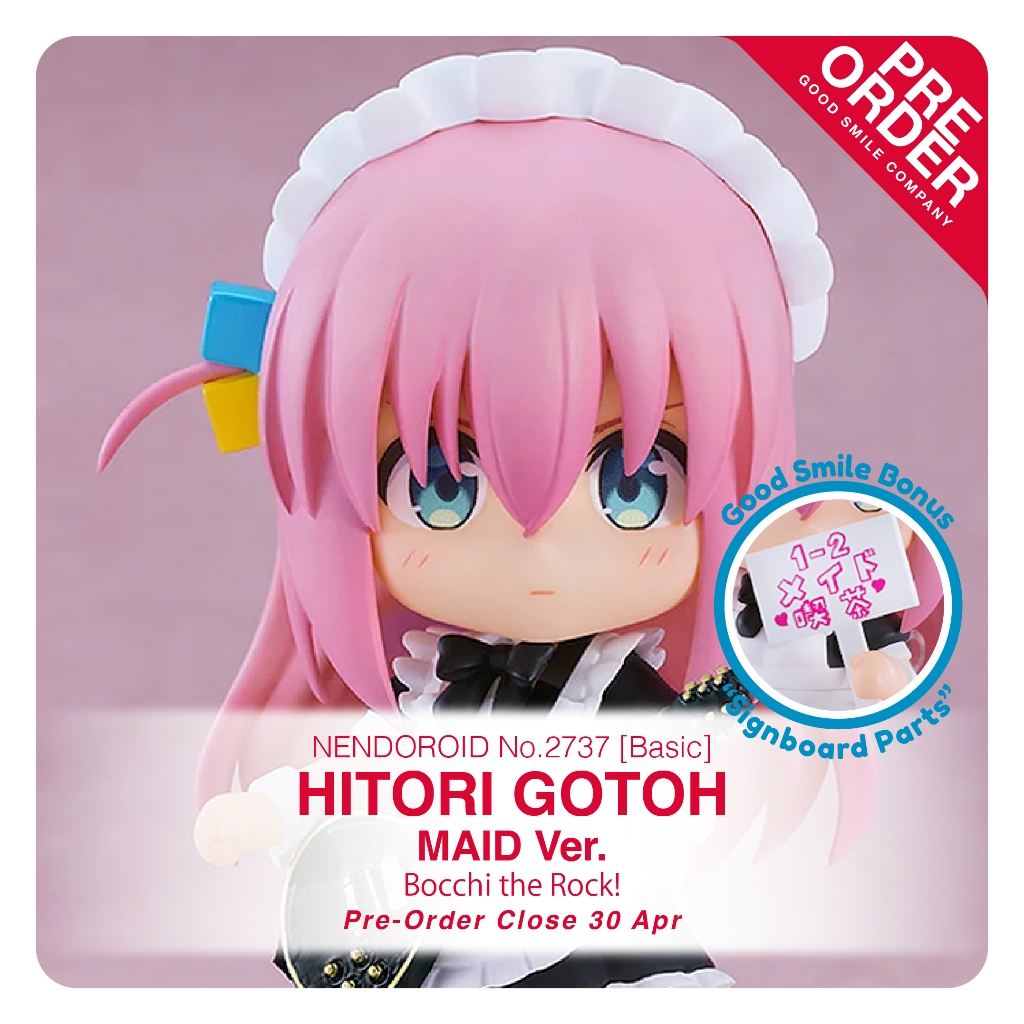 [PreOrder] No.2737 Nendoroid [Basic] - Bocchi the Rock!_Hitori Gotoh: Maid Ver. | Shopee Thailand