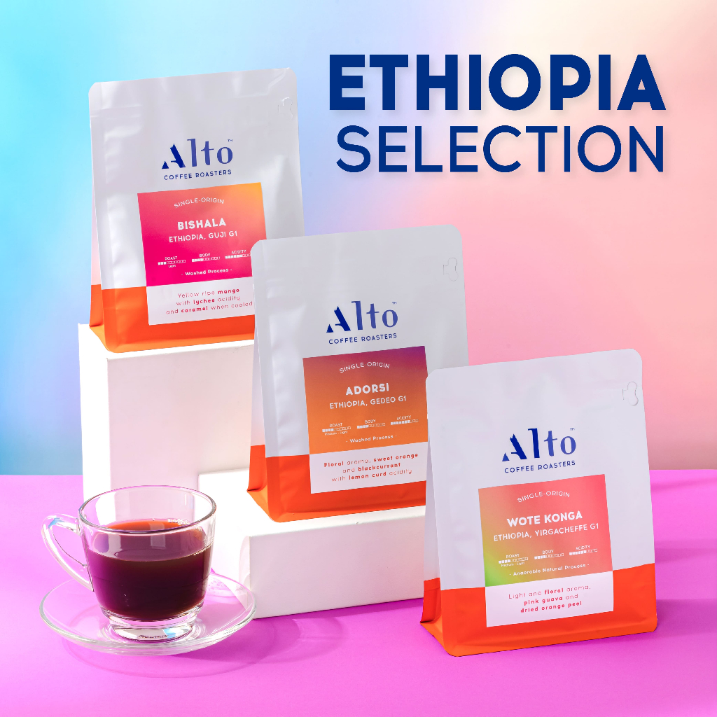 Alto Coffee เมล็ดกาแฟคั่ว Ethiopia Selection รวมกาแฟจาก เอธิโอเปีย มี ...