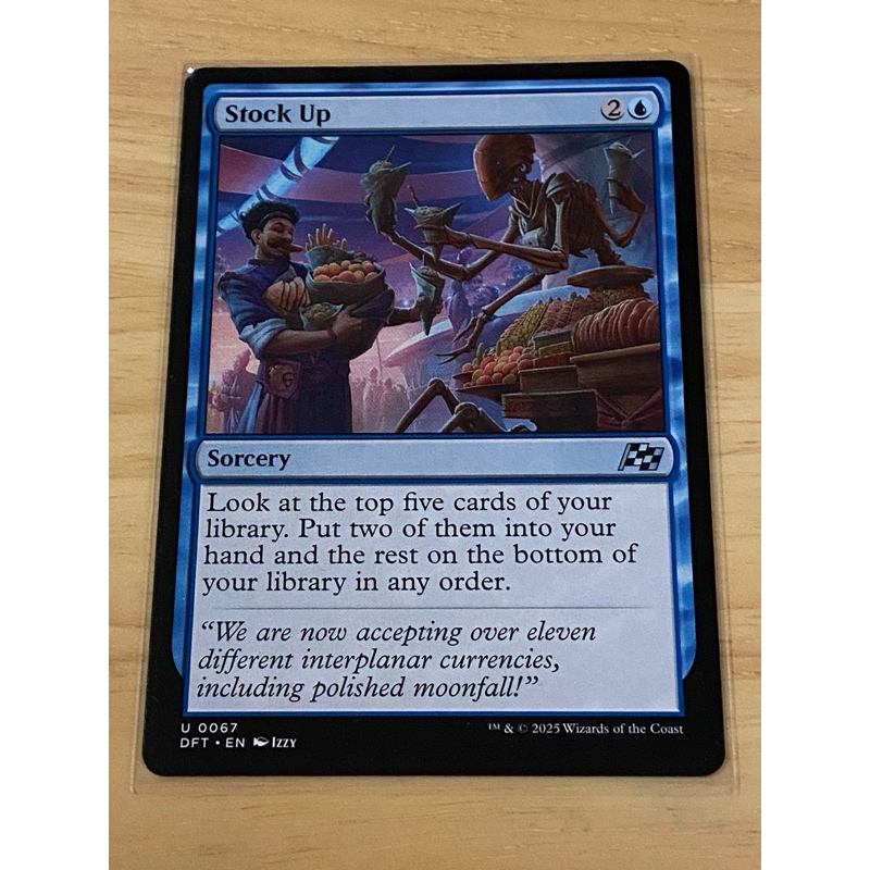 [MTG][DFT] Aetherdrift: Stock Up การ์ดแท้ Magic The Gathering | Shopee Thailand