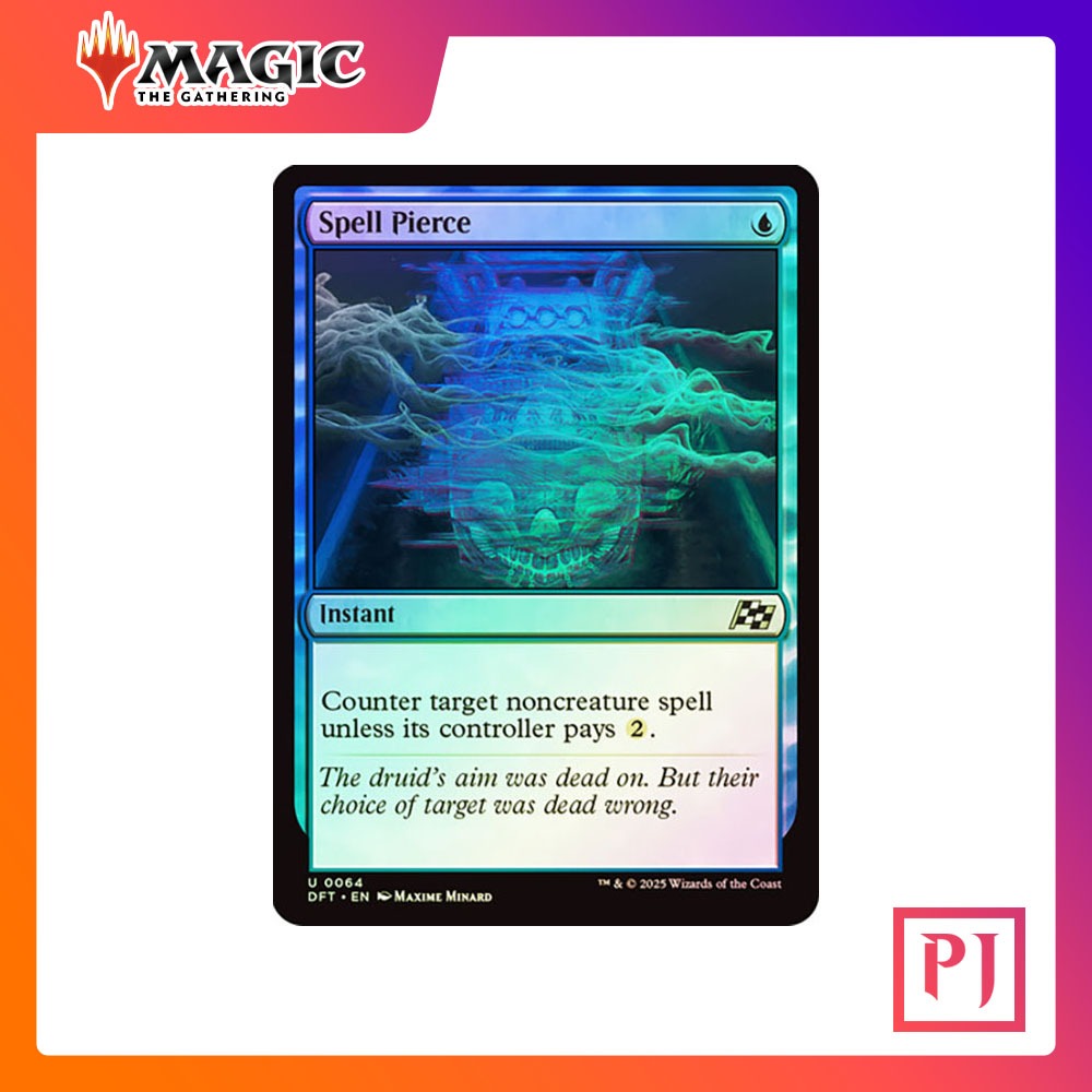 [MTG] Spell Pierce [DMR] [BLUE] [UNCOM] [FOIL] [ENG] (การ์ดเมจิค ...