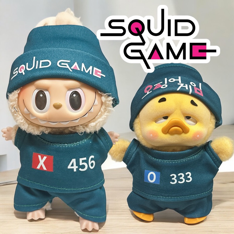 ชุด squid game // labubu Liila เป็ดUPSETDUCK พน้อมส่งจากไทย | Shopee ...
