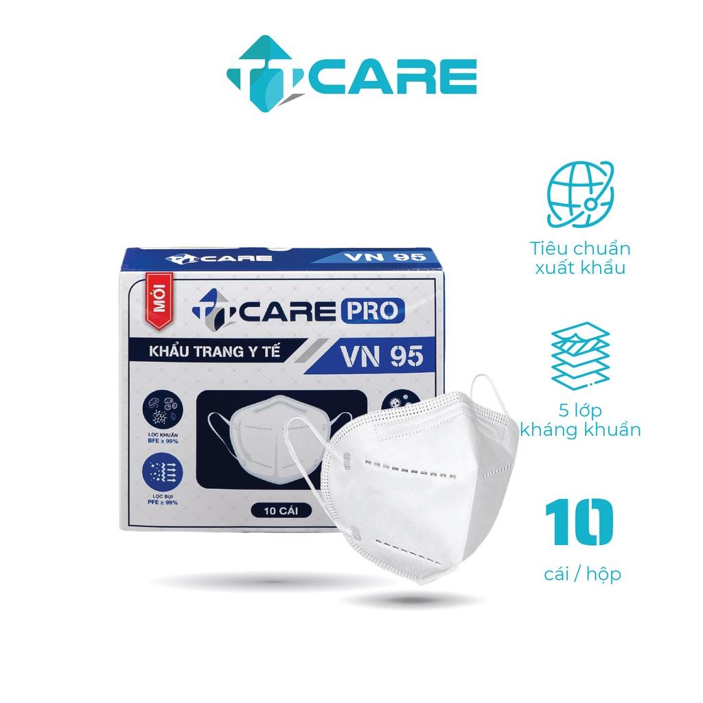 หน้ากากอนามัย TT CARE PRO VN95 MASK 1กล่อง10ชิ้น | Shopee Thailand