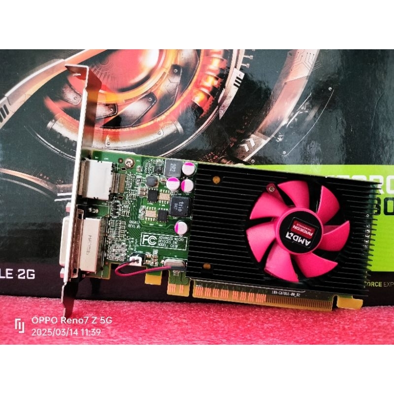 การ์ดจอ AMD Radeon R5 340X 2GB ( DVI + DP ) แท้ ถอดจากเคส DELL ปกติ ทุก ...