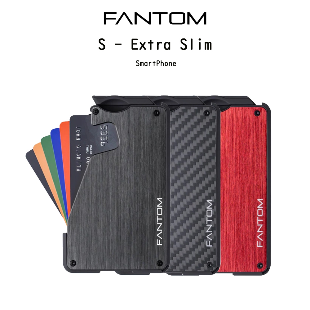 FANTOM S - Extra Slim กระเป๋าเก็บบัตร4-7ใบเกรดพรีเมี่ยม สำหรับ ...