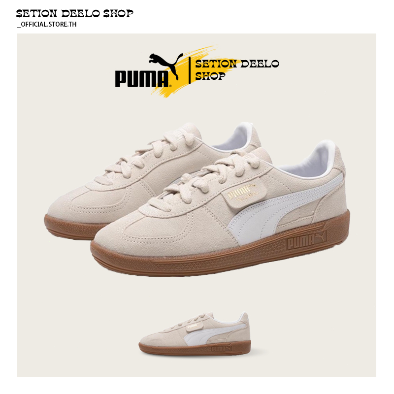 Puma palermo cream-coloured Unisex รองเท้าผ้าใบแฟชั่น รองเท้ากีฬา（ของ ...
