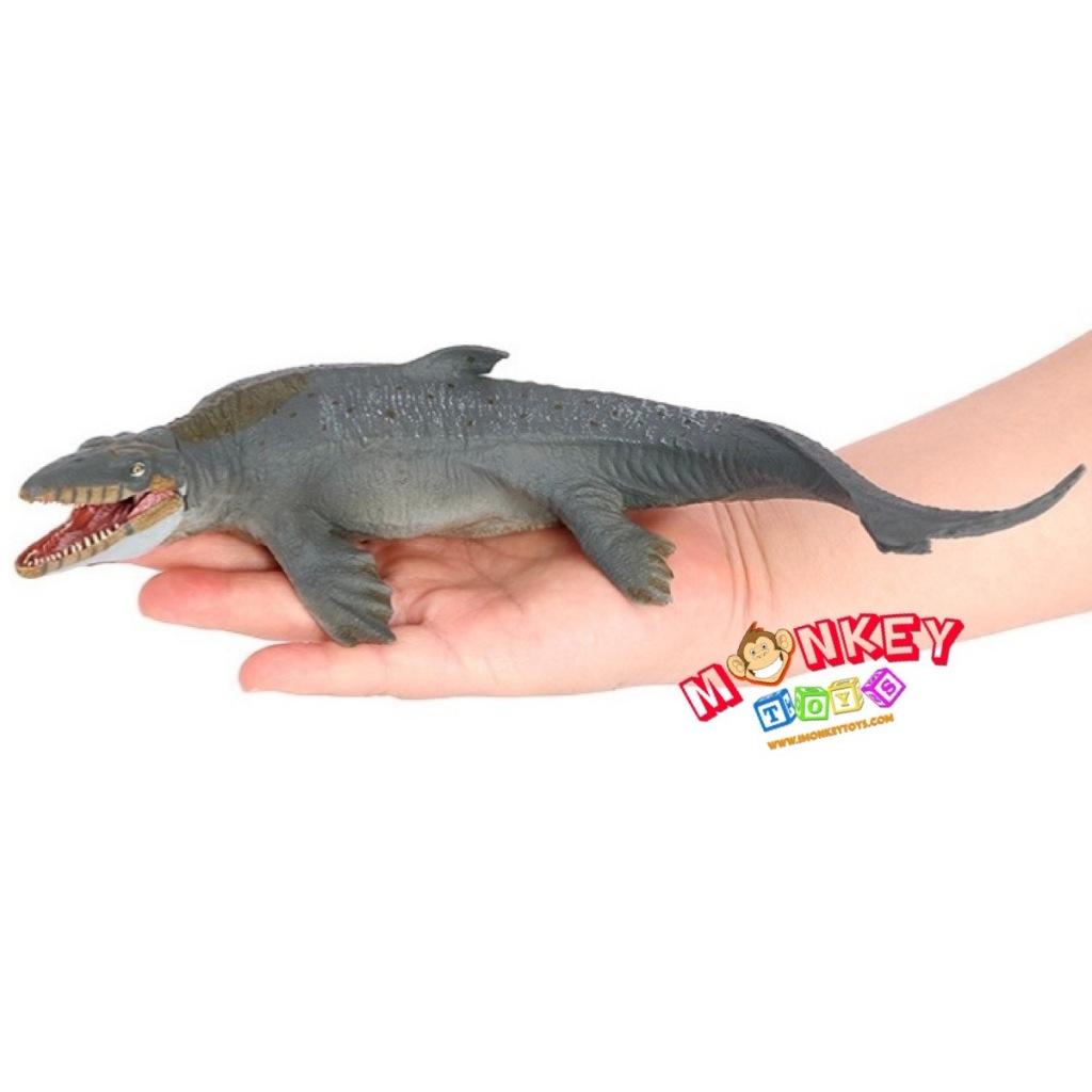Monkey Toys - โมเดลไดโนเสาร์ Mosasaurus เทา ขนาด 24.00 CM (จากหาดใหญ่ ...