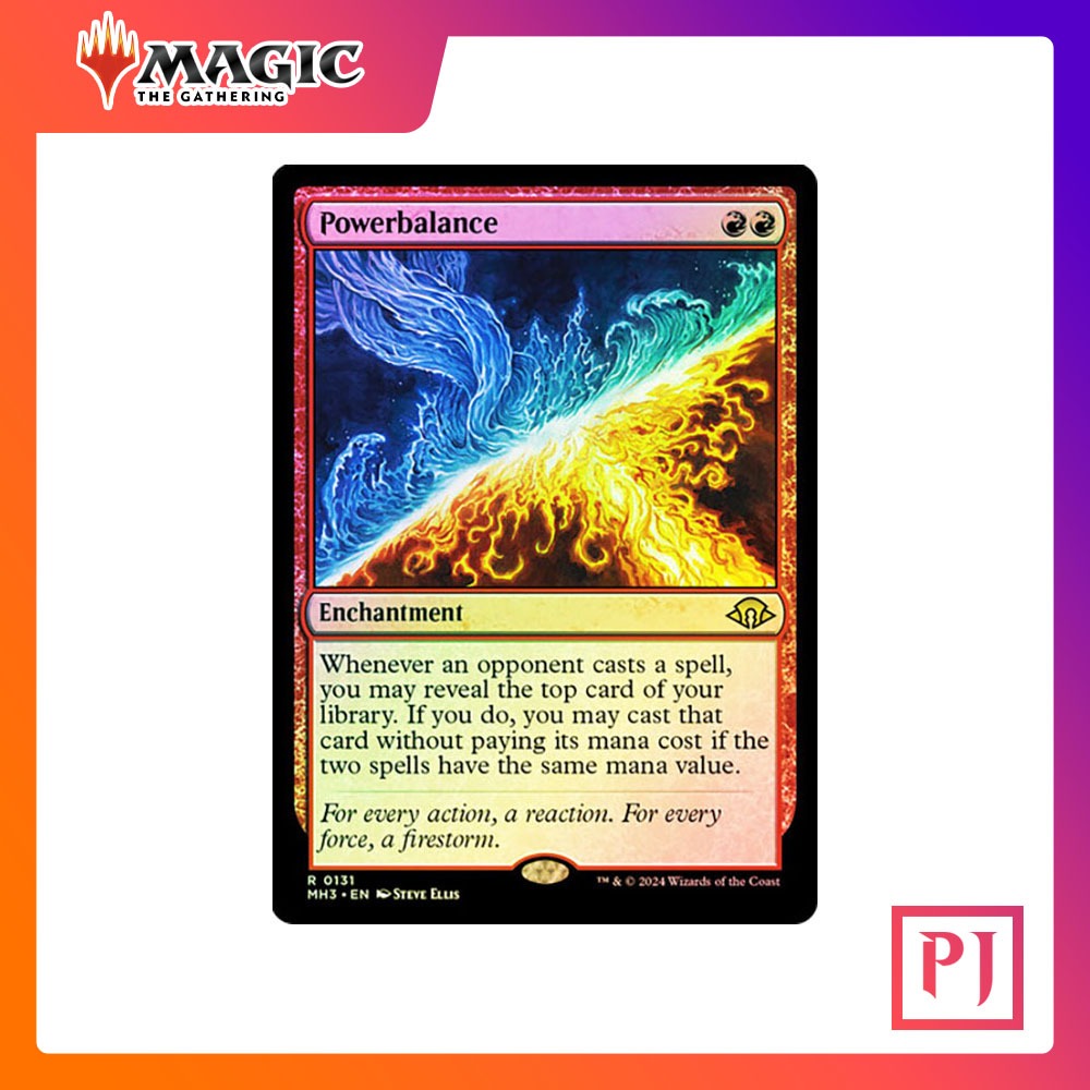 [MTG] Powerbalance [MH3] [RED] [RARE] [FOIL] [ENG] (การ์ดเมจิค / Magic ...