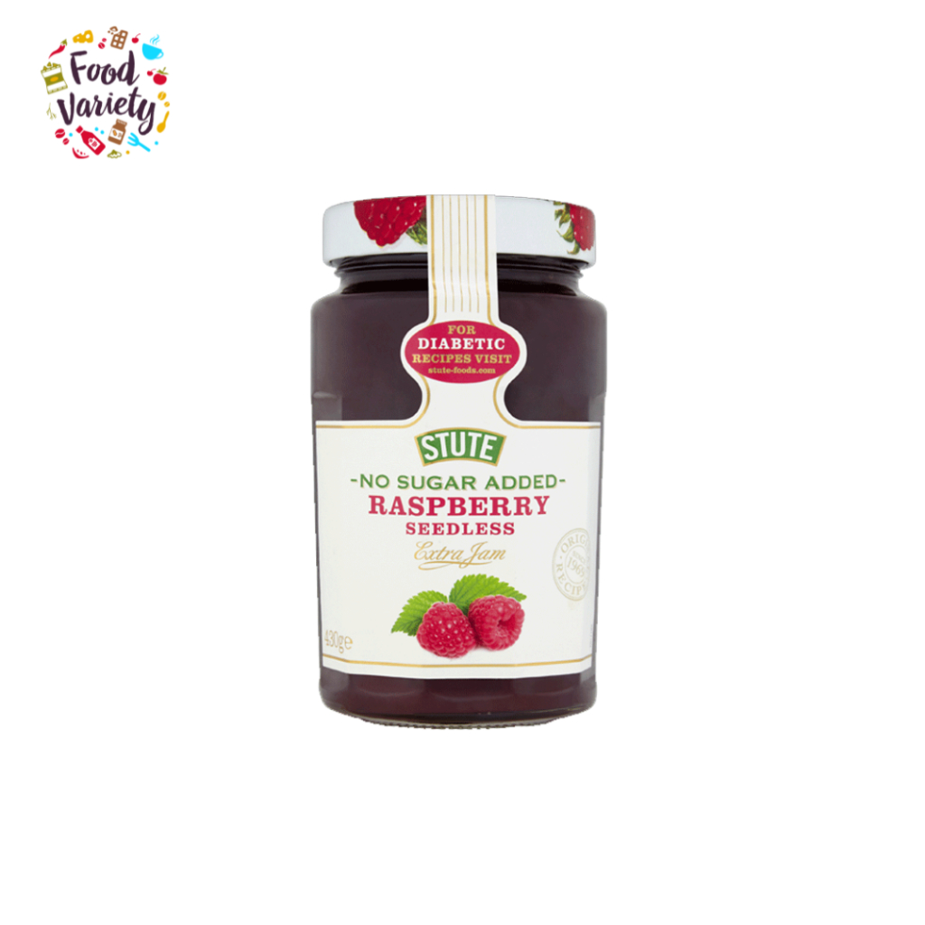Stute No Sugar Added Raspberry Seedless Extra Jam 430g | Shopee Thailand
