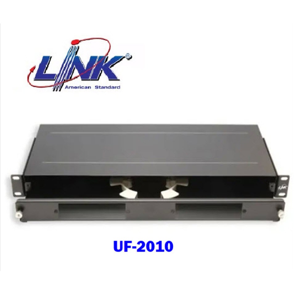 Link UF-2010 Fiber Optic Distribution 6-24F (2 Snap-In) Rack Mount ...
