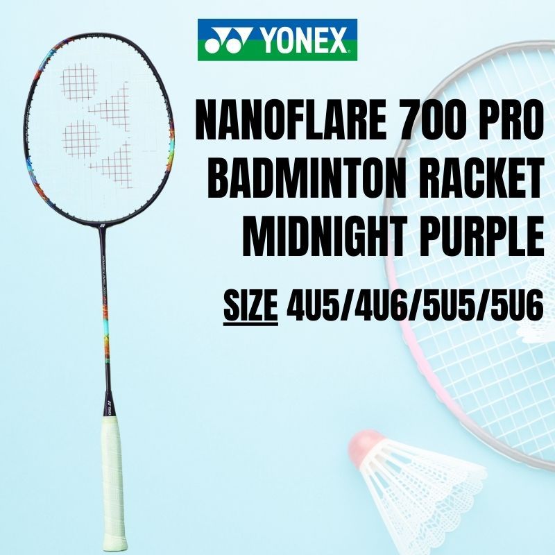 YONEX Nanoflare 700 Pro Badminton Racket - Midnight Purple | Shopee Thailand