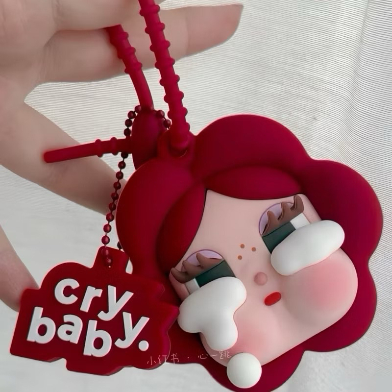 Pop Mart Rose Crybaby Keychain Limited Valentine สินค้าลิขสิทธิ์แท้ 100 ...