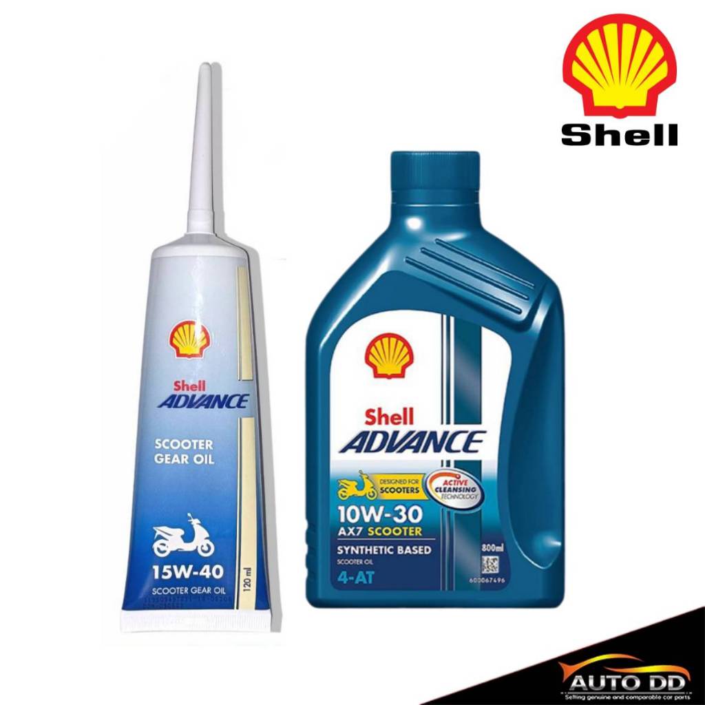 Shell advance AX7 scooter 10W-30 4-AT ขนาด 800ml. **มีตัวเลือกสินค้า ...