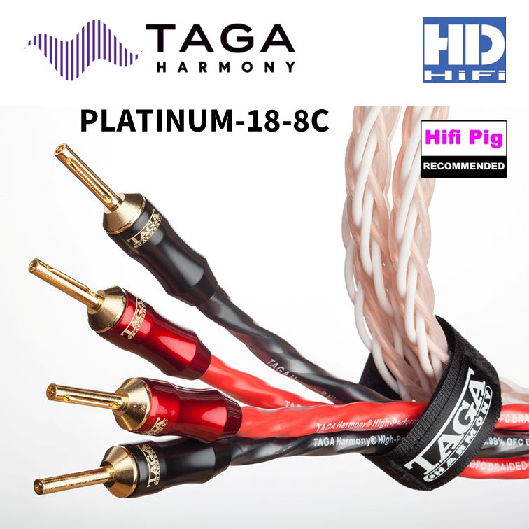 TAGA HARMONY Platinum-18-8C Speaker Cable (Package) | Shopee Thailand