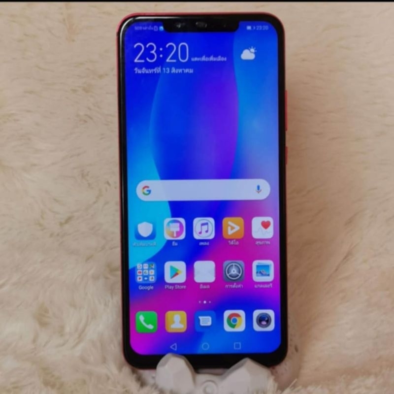 Huawej Nova3e จอเหลือง สีฟ้า มือ2 แอนดรอย9 แท้100% พร้อมใช้งาน รอม128แรม4 | Shopee Thailand