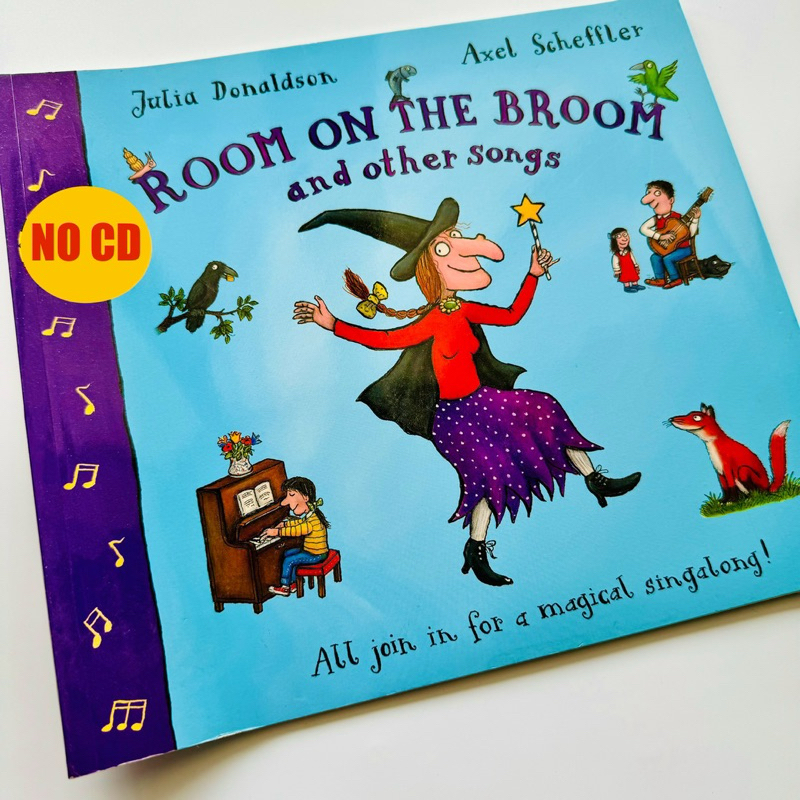 Julia Donaldson Room on the Broom and Other Songs, Ages:3-6, Paperback ...