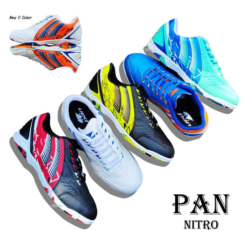 ลิขสิทธิ์แท้ 100% รองเท้าฟุตซอล PAN รุ่น NITRO รหัส PF-14NB | Shopee ...