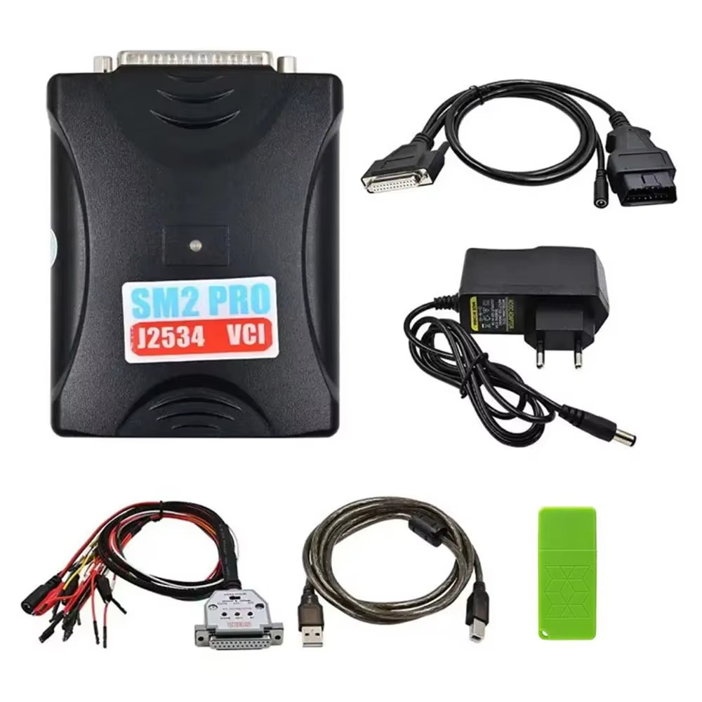 เครื่องมือเขียนและอ่านข้อมูล ECU ของ Car Engineers SM2 Pro J2534 VCI PCMtuner 67 in 1 OBD Bench ...