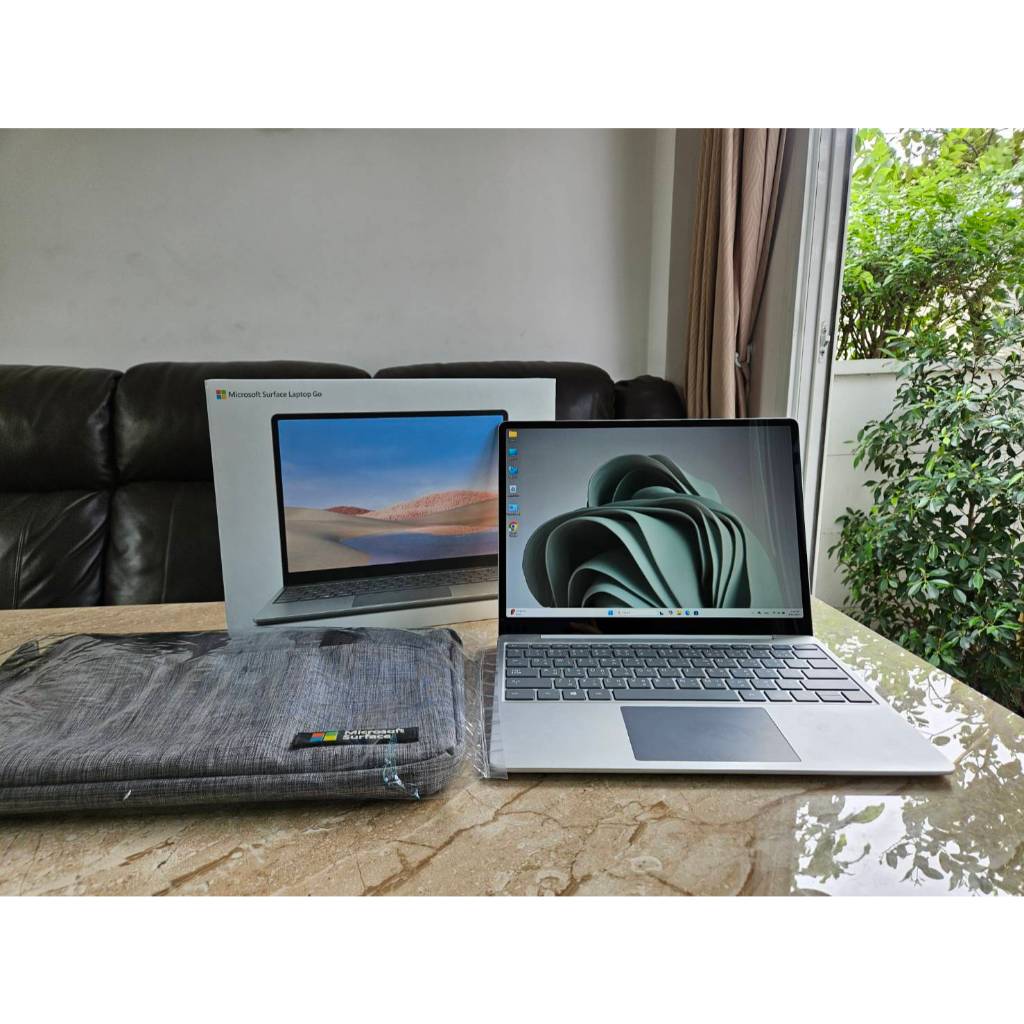 MICROSOFT Surface Laptop Go i5-1035G1 SSD128GB RAM8GB WiFi อุปกรณ์ครบ ...