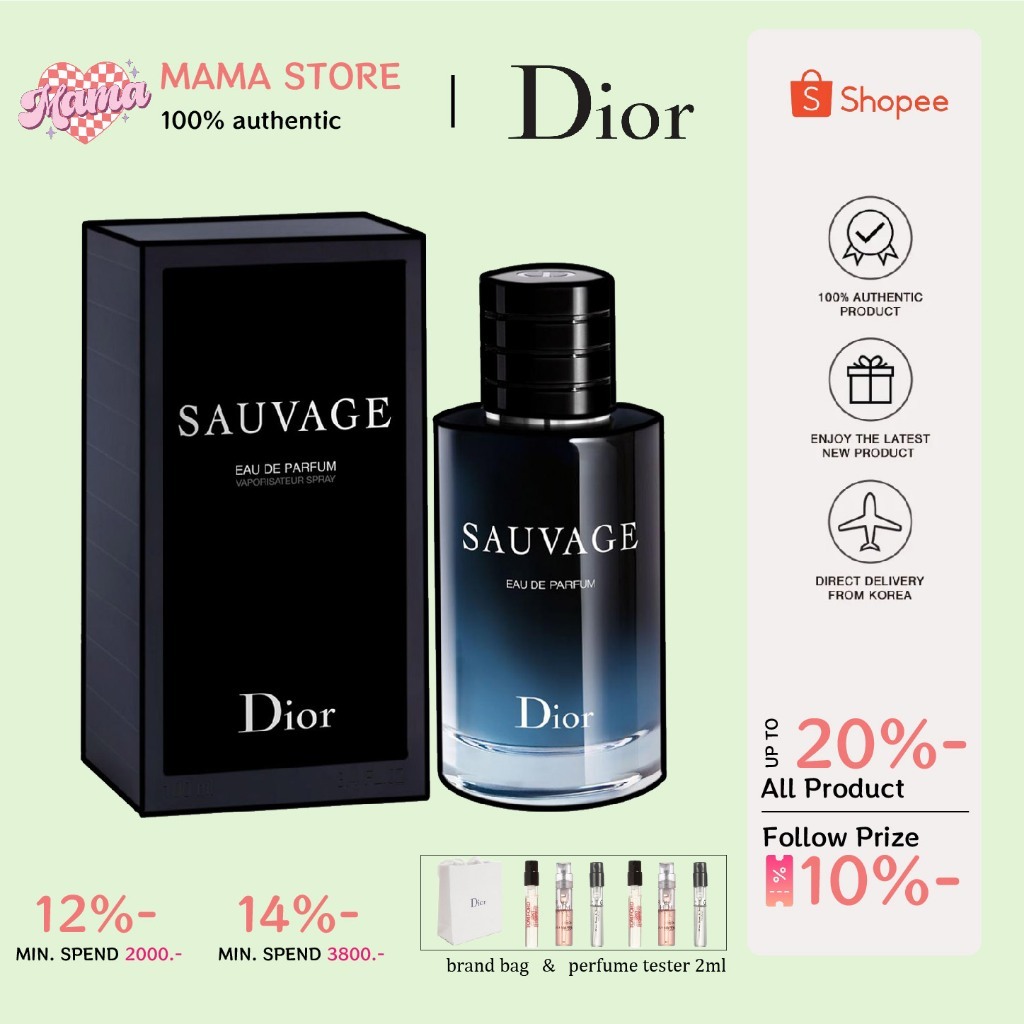 พร้อมส่ง＊ 100ml/ Dior Sauvage Eau de Parfum Eau de Toilette EDT EDP ...