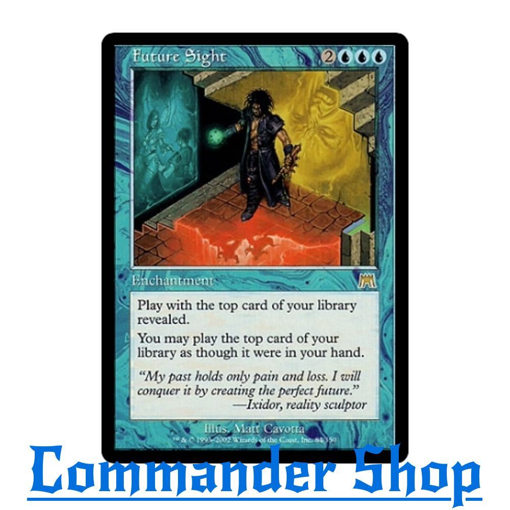 Future Sight (Enchantment) Blue Mv5 การ์ดเกม Magic The Gathering (MTG ...