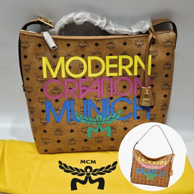ราคาดีมากๆ .* พร้อมส่ง ของแท้ 100% .* Mcm Hobo bag large | Shopee Thailand