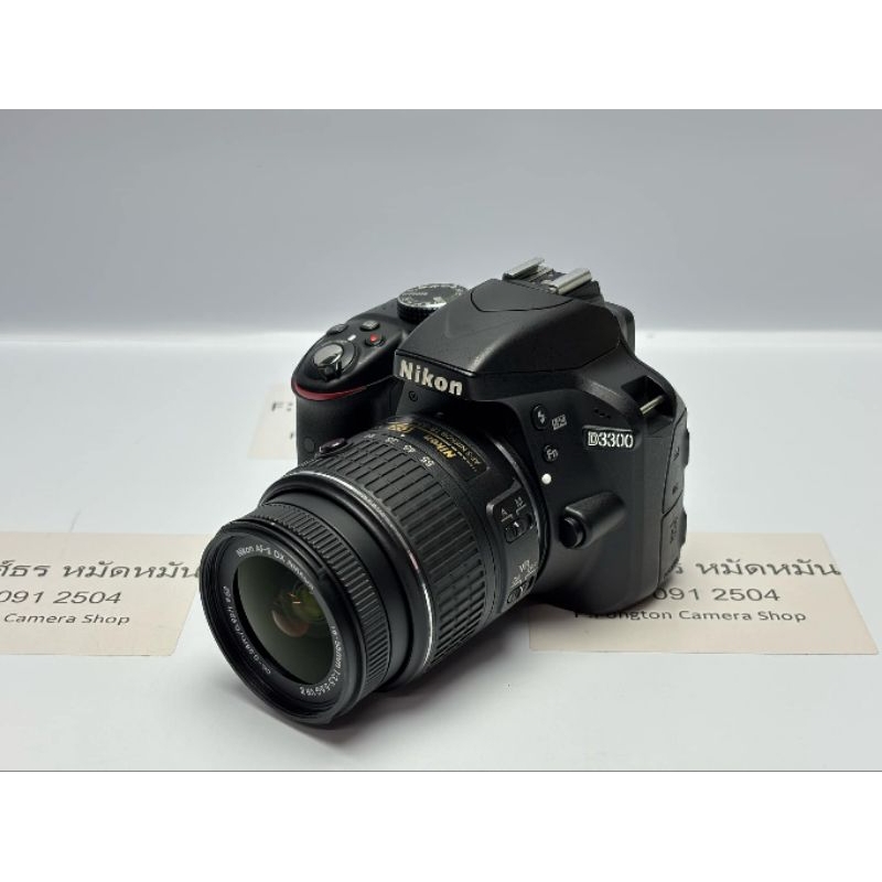 NIKON D3300 +18-55 G VR iiสภาพสวยๆ เมนูอังกฤษ จอไม่คล้ำ ยางไม่บวม ใช้งานได้เต็มระบบชัตเตอร์เพียง ...